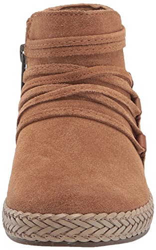 UGG Women's Rianne Fashion Boot, Chestnut Suede, 6