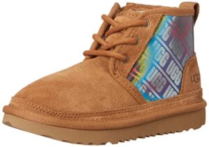 ugg kids neumel chromatic chukka boot, chestnut, 8 us unisex toddler