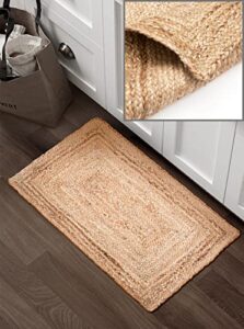 jute rug,rag rug,rug, rugs 2x3 ft,jute rug 2x3,jute entryway rug,2x3 rug,area rug, area rug 2x3,braided area rug,entry rug,natural rug, jute braided rugs 2x3 ft (24x36 inch) natural