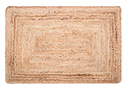 Jute Rug,Rag Rug,Rug, Rugs 2x3 ft,Jute Rug 2x3,Jute Entryway Rug,2x3 Rug,Area Rug, Area Rug 2x3,Braided Area Rug,Entry Rug,Natural Rug, Jute Braided Rugs 2x3 ft (24x36 inch) Natural