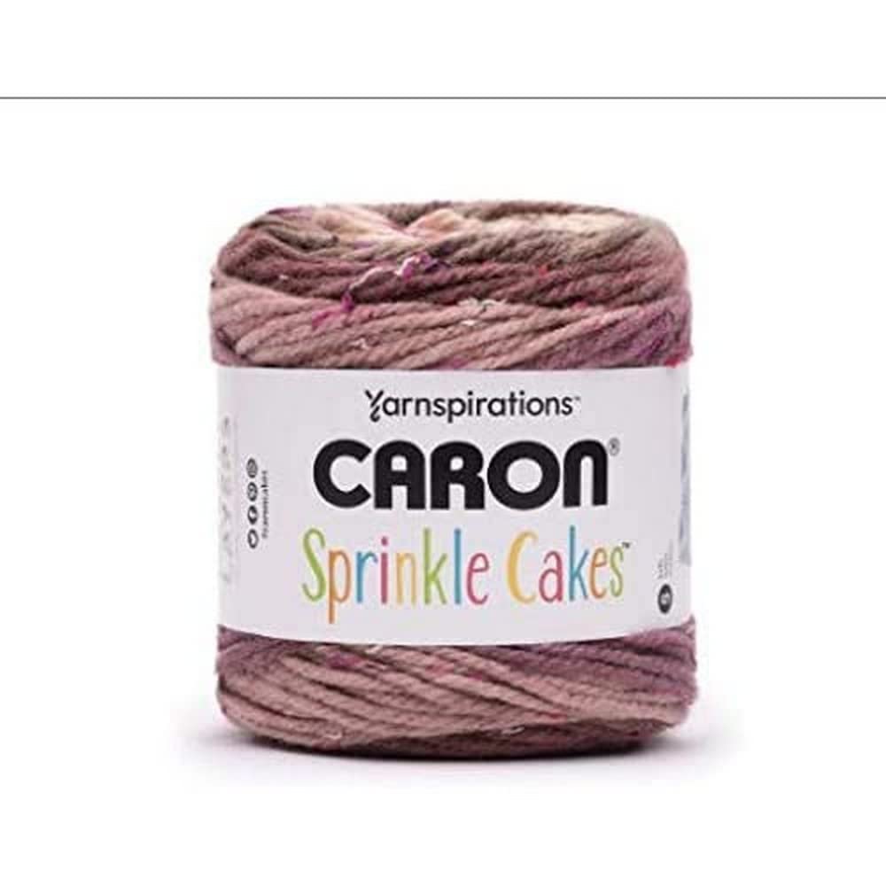 Caron Sprinkle Cakes, Red Velvet, 8 ounces/227 g Yarn