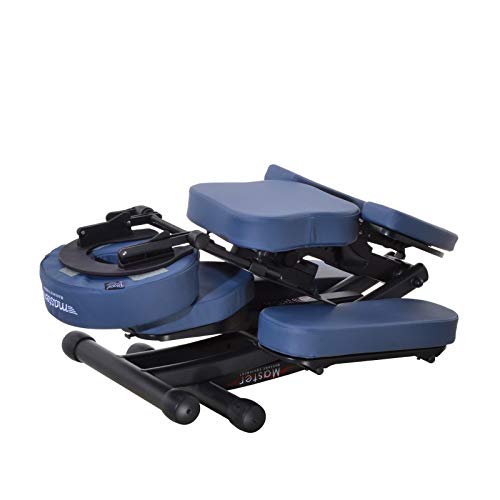 Master Massage Rio Portable Massage Chair - Royal Blue, Lightweight 24 lbs, Aluminum Foldable Frame, Fully Adjustable