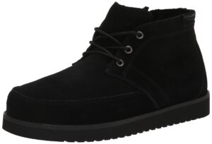 koolaburra by ugg men's asaiah chukka boot, black, 12