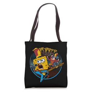 spongebob squarepants band practice tote bag