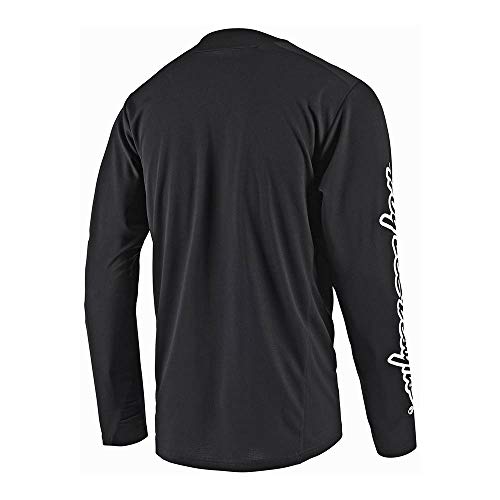 Troy Lee Designs Cycling MTB Bicycle Mountain Bike Jersey Shirt for Men, Sprint Jersey (Black, S)