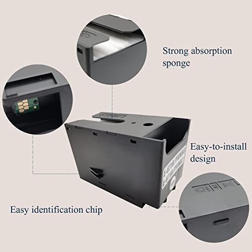 T6715 T6716 Ink Maintenance Box Remanufactured for Workforce Pro ET-8700 WF-C5790 WF-C529R WF-C579R WF-M5299 WF-M5799 WF-C5710 WF-C5290 C5210 WF4720 WF4730 WF4740 WF4734 EC4020 EC4030 EC4040 Printer