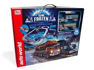 auto world semi-frozen extreme conditions 14' slot race set