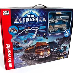 Auto World Semi-Frozen Extreme Conditions 14' Slot Race Set