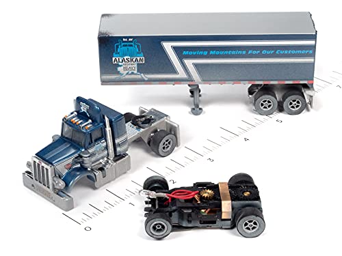 Auto World Semi-Frozen Extreme Conditions 14' Slot Race Set