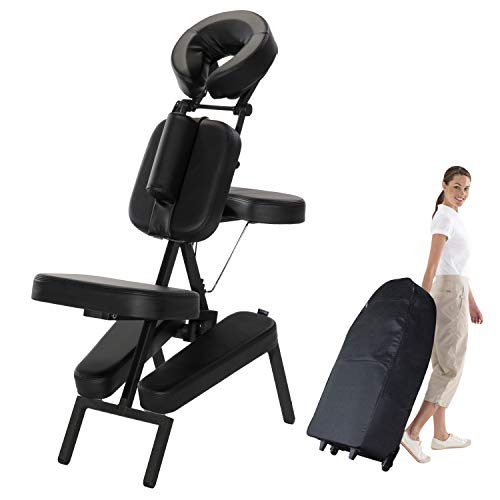 Master Massage Apollo Portable Massage Chair, Black