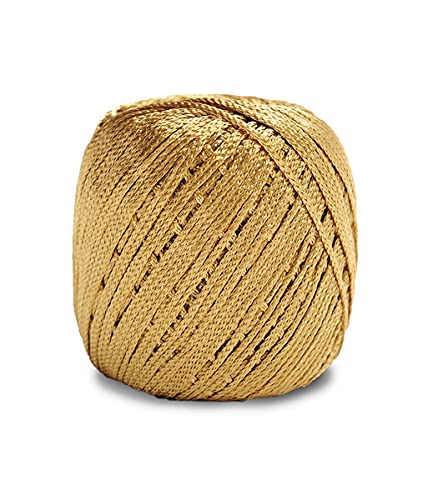 Encanto Yarn by Circulo – 100% Viscose (Pack of 1 Ball) – 3.52 oz, 140 yds – Light Worsted - Color 7577 Honey