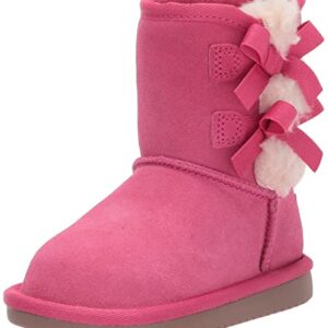 Koolaburra by UGG Unisex-Child T Victoria Short Boot Fashion, Fandango Pink, 6 Toddler