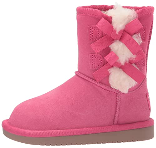 Koolaburra by UGG Unisex-Child T Victoria Short Boot Fashion, Fandango Pink, 6 Toddler