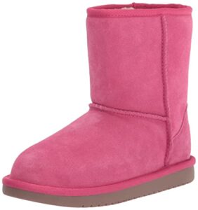 koolaburra by ugg unisex-child koola short boot, fandango pink, 5 us unisex big kid