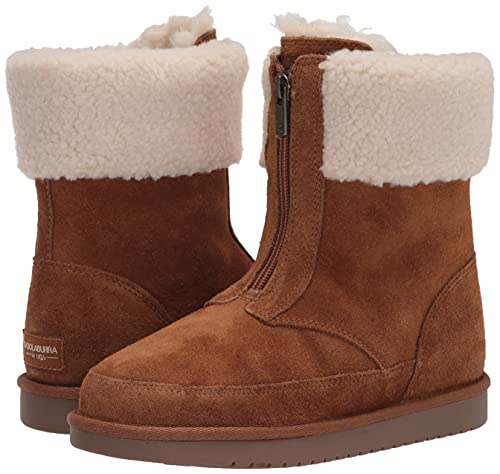 Koolaburra by UGG Unisex-Child K Lytta Short Boot, Chestnut, 4 Big Kid