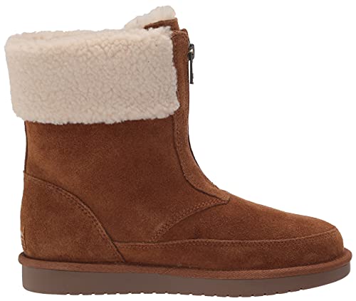 Koolaburra by UGG Unisex-Child K Lytta Short Boot, Chestnut, 4 Big Kid