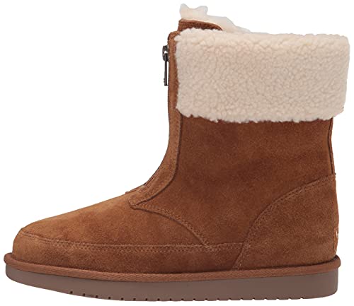 Koolaburra by UGG Unisex-Child K Lytta Short Boot, Chestnut, 4 Big Kid