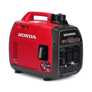 honda eu2200itan1 2200-watt 120-volt companion super quiet portable inverter generator with co-minder - 49-state