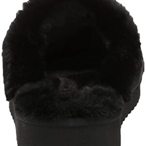 Koolaburra by UGG Women's POMI Slipper, Black, 8