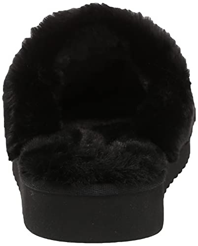 Koolaburra by UGG Women's POMI Slipper, Black, 8