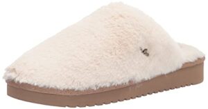 koolaburra by ugg women's pomi slipper, natural, 8