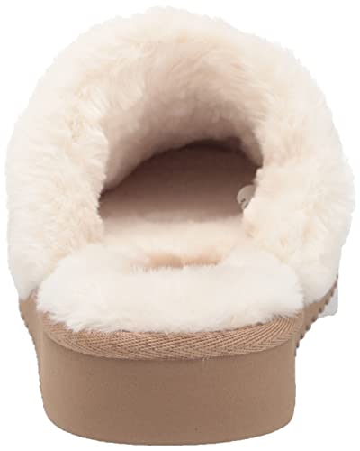 Koolaburra by UGG Women's POMI Slipper, Natural, 8