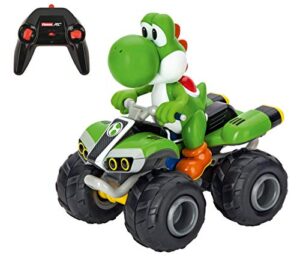 carrera rc nintendo mario kart 2.4 ghz radio remote control toy car vehicle - yoshi quad