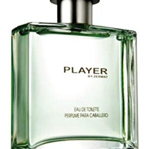 Player by Zermat EDT Perfum for Men 3.4oz, Perfume para Caballero Player 100 ml