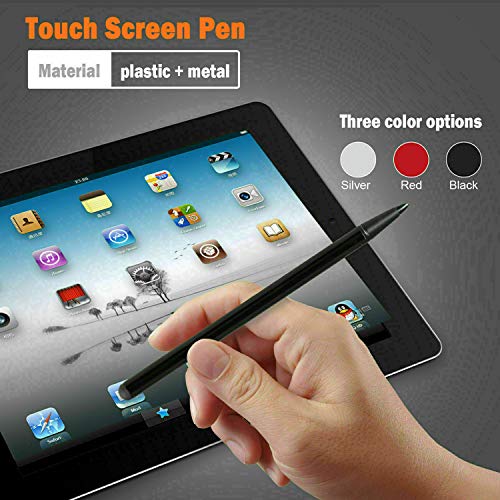 Capacitive and Resistive Stylus Pen(3pcs) Universal High Sensitive & Precision Capacitive Disc Tip Touch Screen Pen Stylus, 2 in 1 Touch Screen Pen Fits for iPhone iPad Samsung Tablet Phone PC & Other