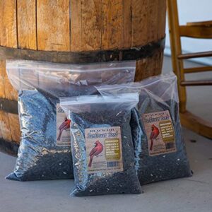 Desert Valley Premium Black Oil Sunflower Seeds - Wild Bird - Wildlife Food, Cardinals, Squirrels, Doves & More (10-Pounds)