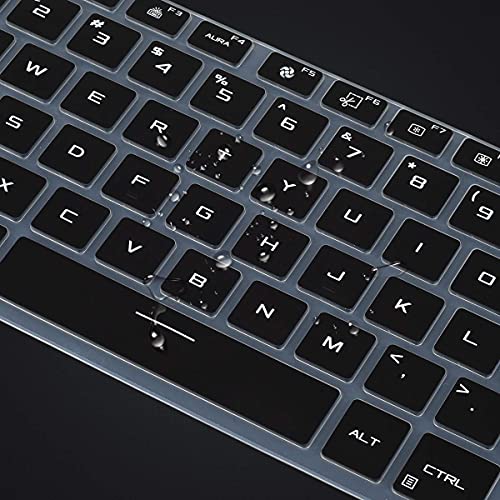 Keyboard Cover for ASUS ROG Zephyrus G14 GA402 2023 2022, Zephyrus M16 GU604 GU603, ROG Zephyrus G15 GA503 & Zephyrus G16 GU603, TUF Dash F15, ROG Zephyrus G14 GA402 2023 Keyboard Skin - Black