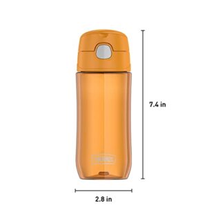 THERMOS FUNTAINER 16 Ounce Plastic Hydration Bottle with Spout, Tangerine