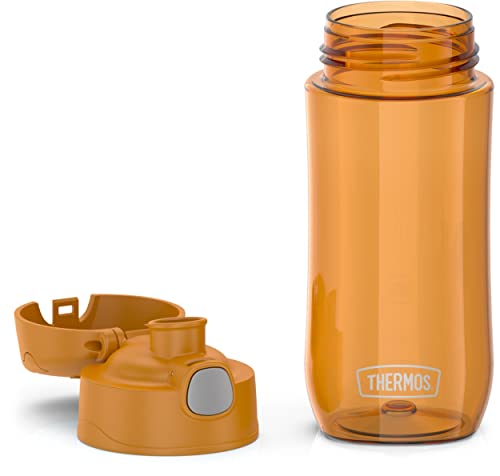 THERMOS FUNTAINER 16 Ounce Plastic Hydration Bottle with Spout, Tangerine