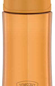 THERMOS FUNTAINER 16 Ounce Plastic Hydration Bottle with Spout, Tangerine