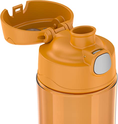 THERMOS FUNTAINER 16 Ounce Plastic Hydration Bottle with Spout, Tangerine