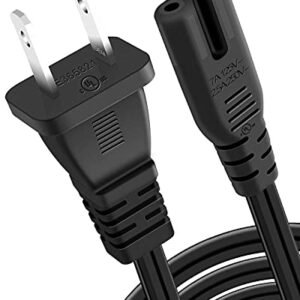 AC Power Cord for PS5 PS4 PS3 Playstation 4 Slim,Xbox One S/X,TV Power Cable for Samsung LG TCL Roku Toshiba LED LCD TV,HP