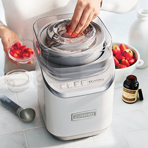 Cuisinart ICE-60WFR Electric Ice Cream Maker White - Certified Refurbished