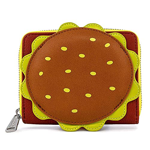 Loungefly x Nickelodeon SpongeBob SquarePants Plankton Krabby Patty Zip Wallet