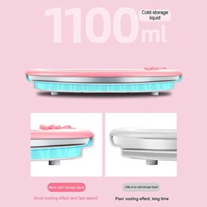 Instant Ice Cream Maker Set, With 2 Spatulas Frozen Yoghurt Plate Mini Freezer Kit Machine Accessories Unplugged Fruit Salad Sweet Spot Roll Pan Gift Birthday For Kids Home Party