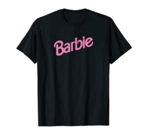 barbie pink logo t-shirt