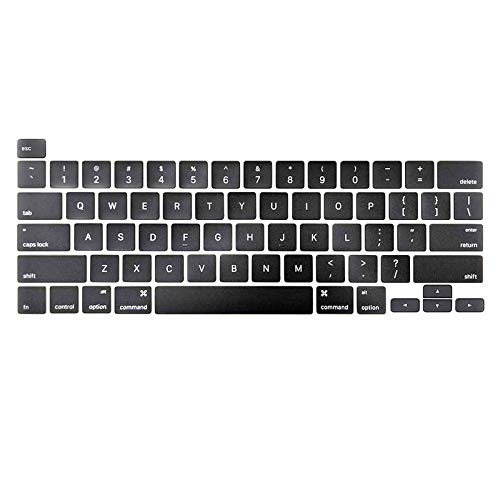 Willhom Keyboard Key Caps, Keycap Full Set of US Replacement for MacBook Pro Retina 16" 2019 (A2141),13" 2020 (A2289, A2251)