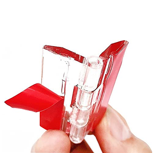 LC LICTOP Self-Adhesive Clear Acrylic Plexiglass Lucite Hinge (45x34mm/1.77"x1.34") 5pcs