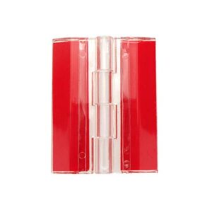 LC LICTOP Self-Adhesive Clear Acrylic Plexiglass Lucite Hinge (45x34mm/1.77"x1.34") 5pcs