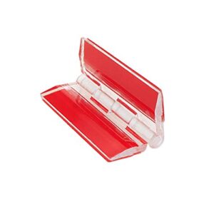 LC LICTOP Self-Adhesive Clear Acrylic Plexiglass Lucite Hinge (45x34mm/1.77"x1.34") 5pcs