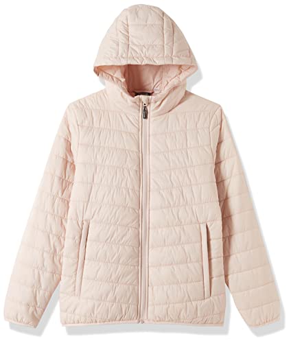 Outdoor Ventures Women's Packable Lightweight Full-Zip Puffer Jacket with Hood Quilted Winter Coat