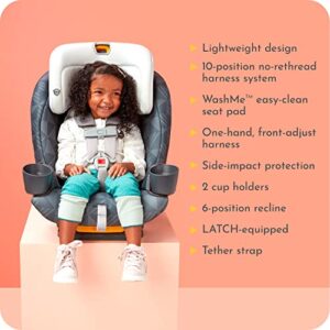 Century Drive On 3-in-1 Car Seat – All-in-One Car Seat for Kids 5-100 lb, Metro