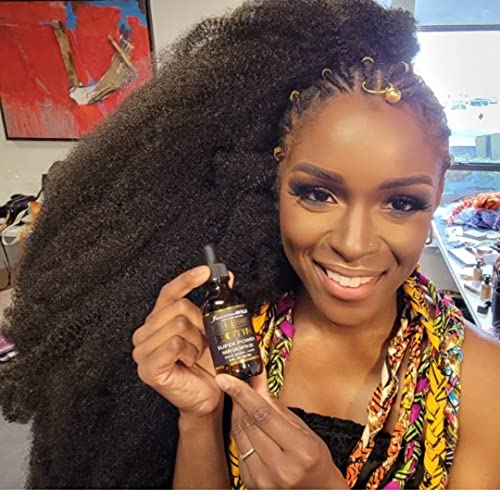 Infinix 2 BOTTLE COMBO Thick and Full Black Rice Oil for powerful Hair growth Biotin &Peppermint oil