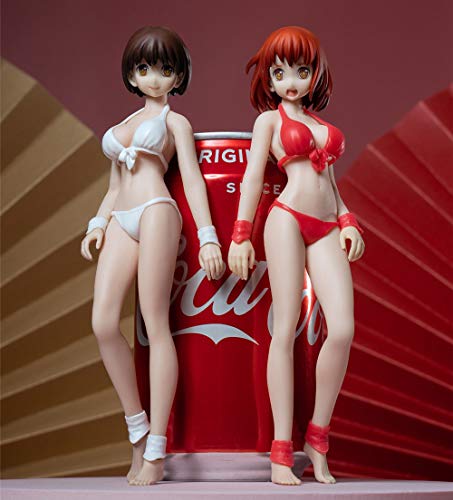 HiPlay TBLeague 1/12 Scale 6 inch Female Super Flexible Seamless Figure Body, Anime Style, Large Bust, Minature Collectible Action Figures T02A(Pale)