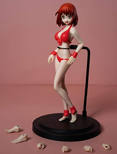 HiPlay TBLeague 1/12 Scale 6 inch Female Super Flexible Seamless Figure Body, Anime Style, Large Bust, Minature Collectible Action Figures T02A(Pale)