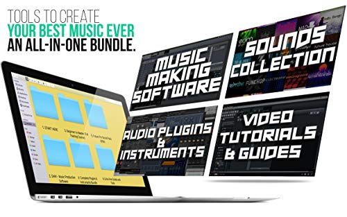 Music Software Bundle for Recording, Editing, Beat Making & Production - DAW, VST Audio Plugins, Sounds for Mac & Windows PC